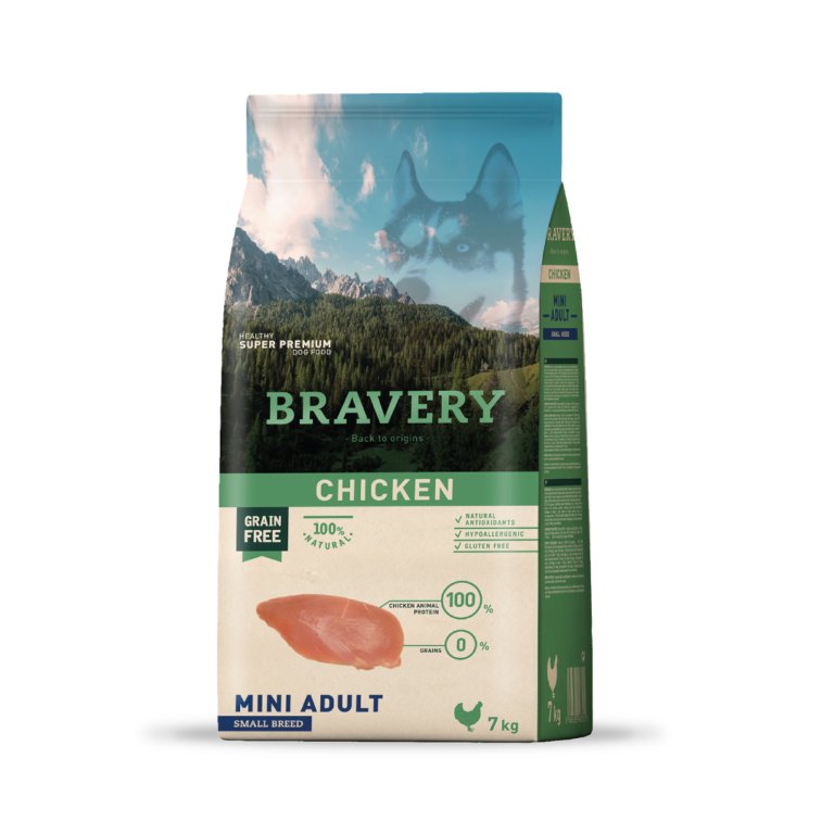 A2. Bravery Chicken Mini Adult Small Breeds 02 kg - BRCA02 - MiPet