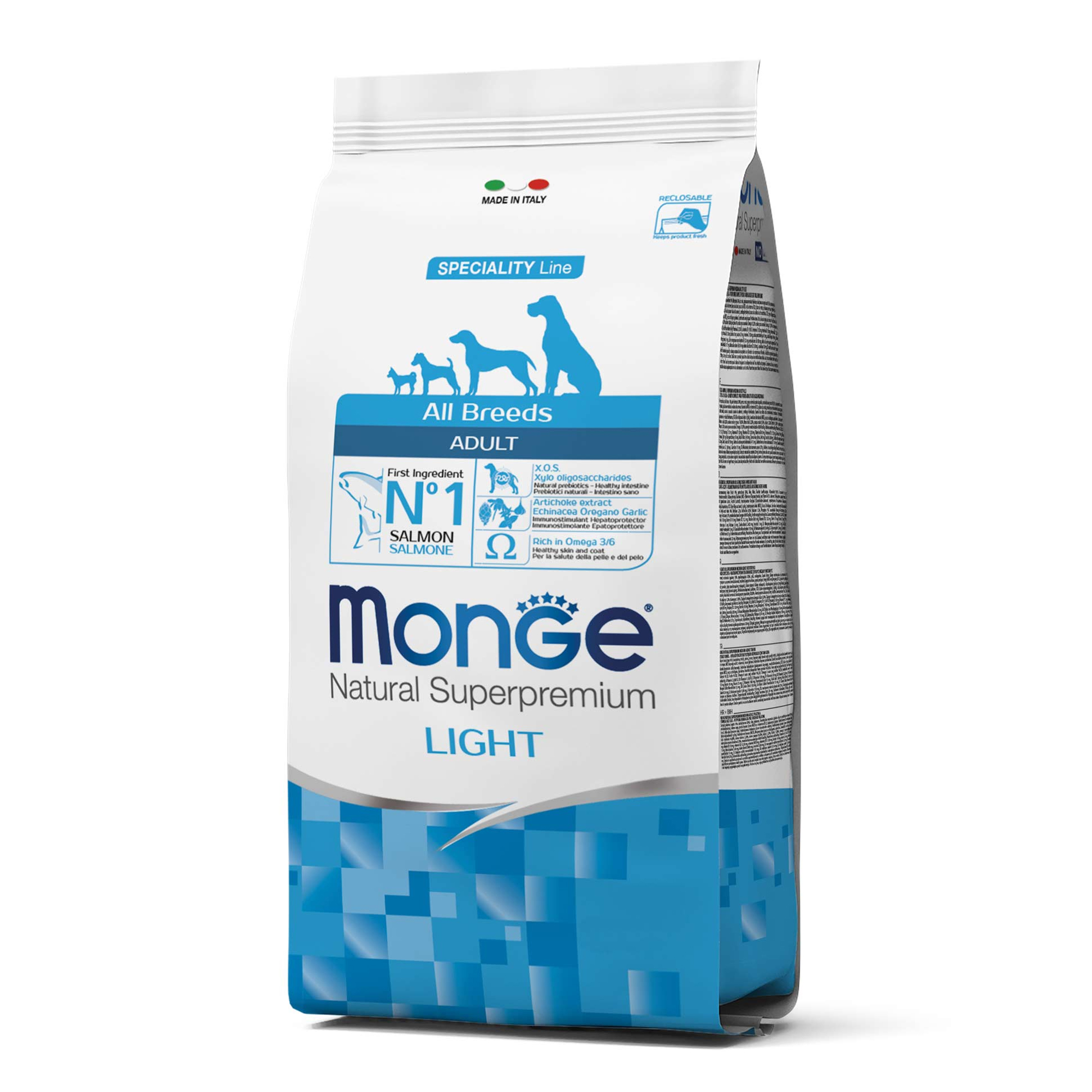 Monge Canino Adult Salmón Light 12 KG - MiPet